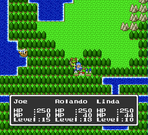 classic console game faq walkthrough: บทสรุป Dragon Warrior 2 (II ...