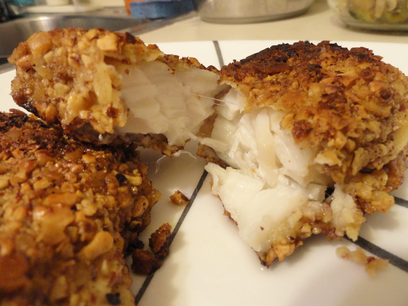 Life With The Five F's: Wasabi Almond Crusted Grouper
