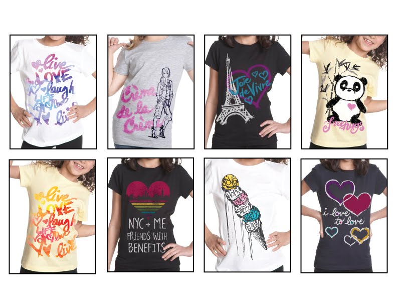 iheartgraphicart: Assorted Girl's & Tween's t-shirt design