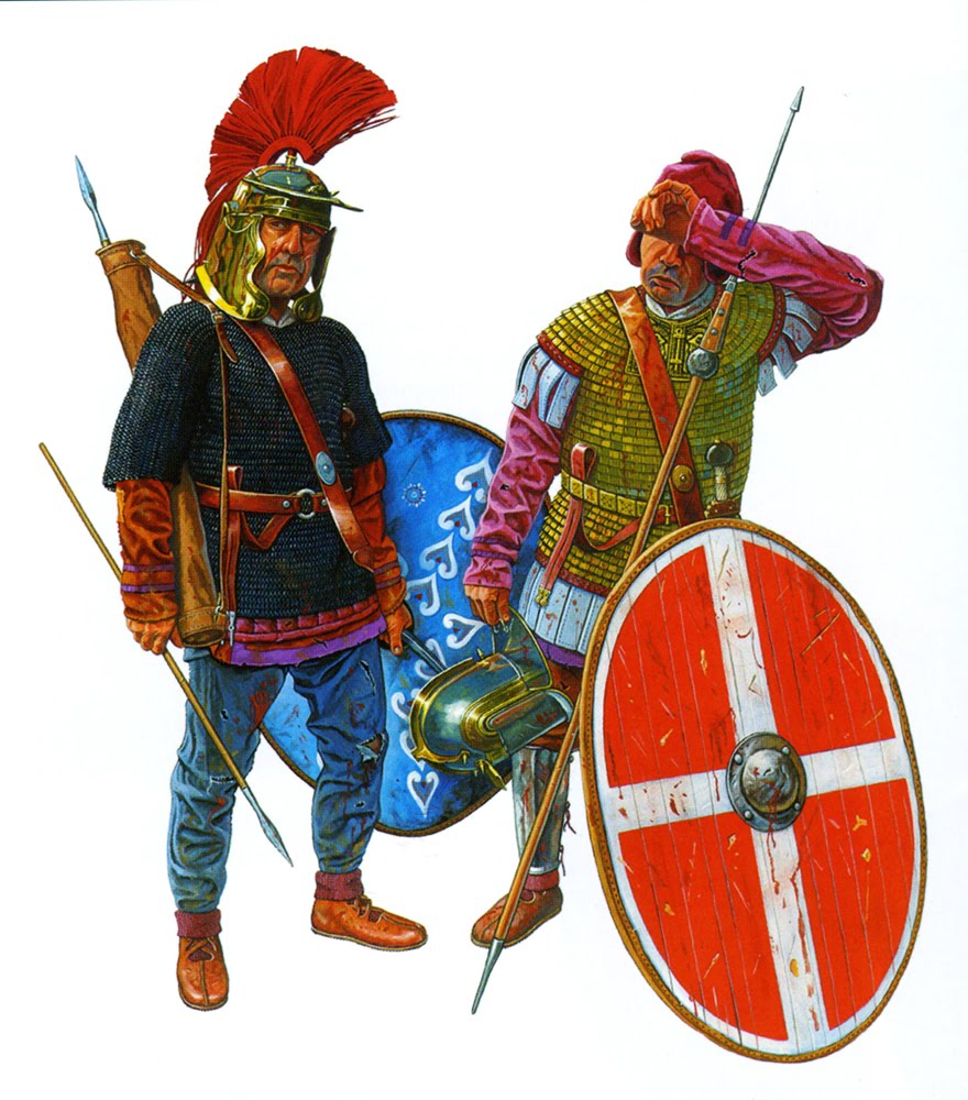 Soldati Romani del Tardo Impero: Militari romani in armi nella metà del ...