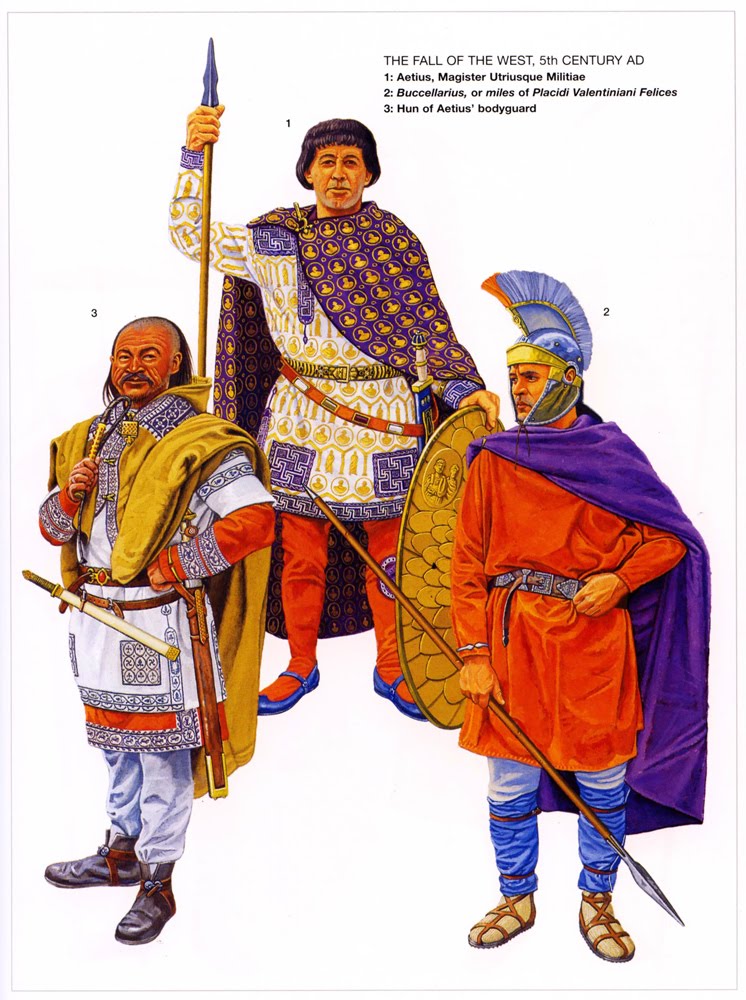 Soldati Romani del Tardo Impero: Soldati Romani nel V° secolo A.D.