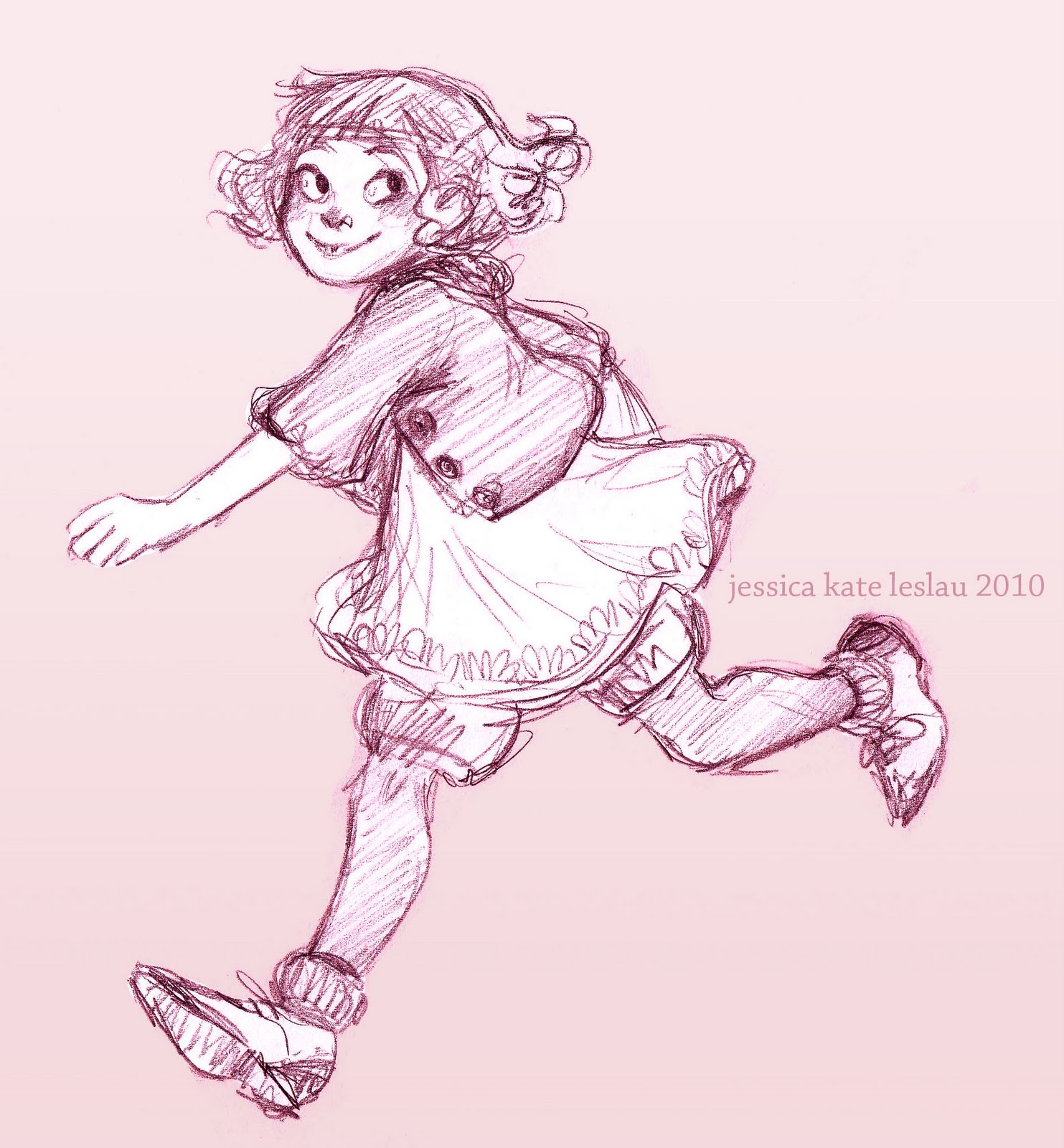 time to draw: Little Girl Design