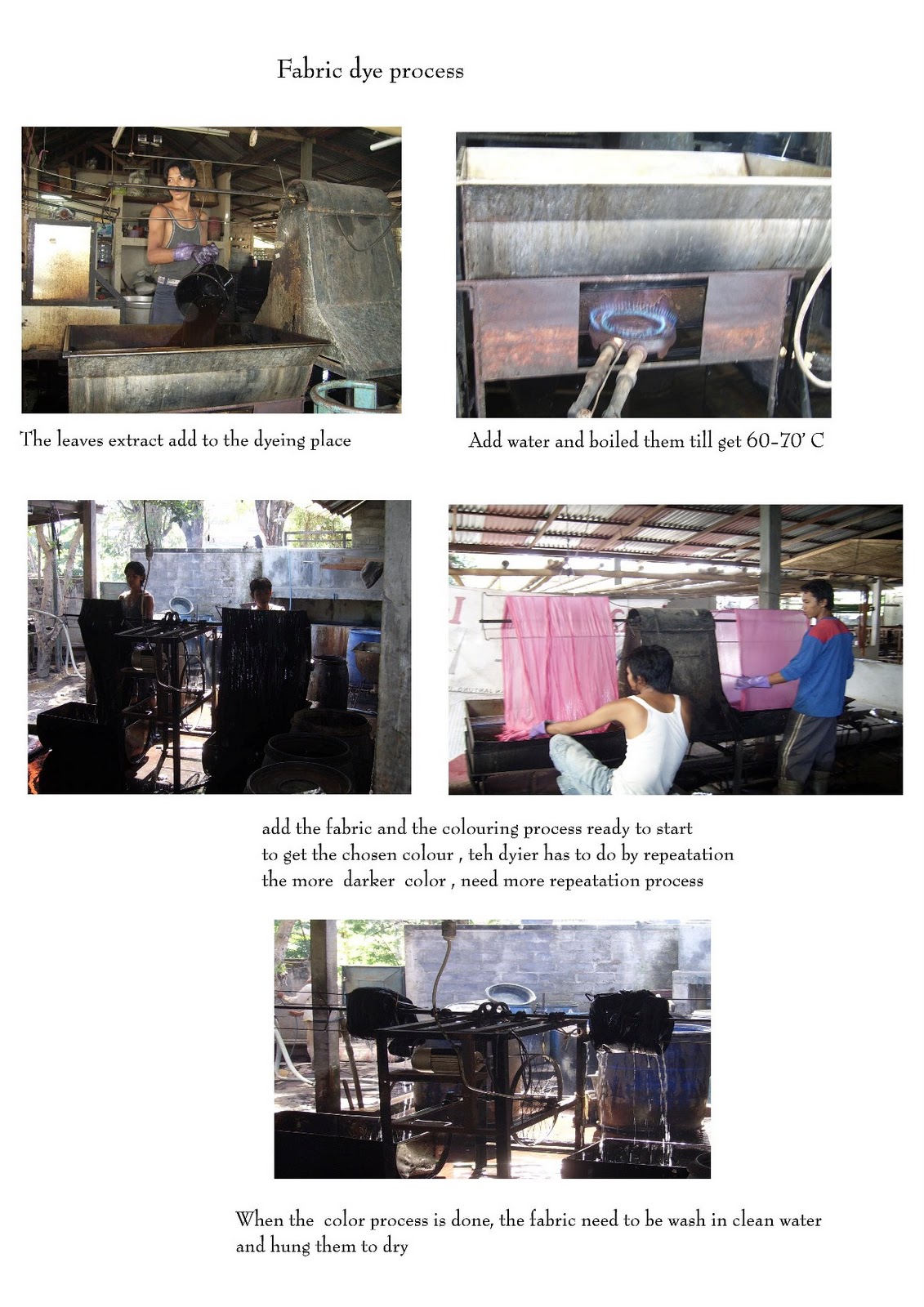Scrabbbooklet: Tarum means Indigo; visiting a natural dyes workshop