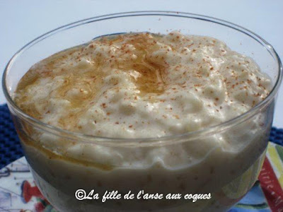 La fille de l'anse aux coques: POUDING AU RIZ CRÉMEUX