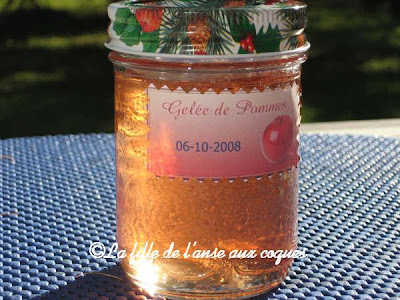 La fille de l'anse aux coques: GELÉE DE POMMES