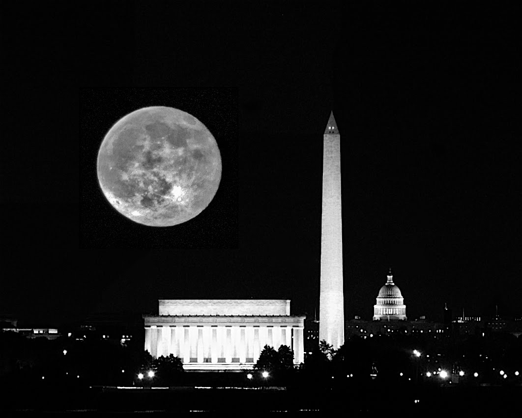 Seeing Washington: Moon Over DC