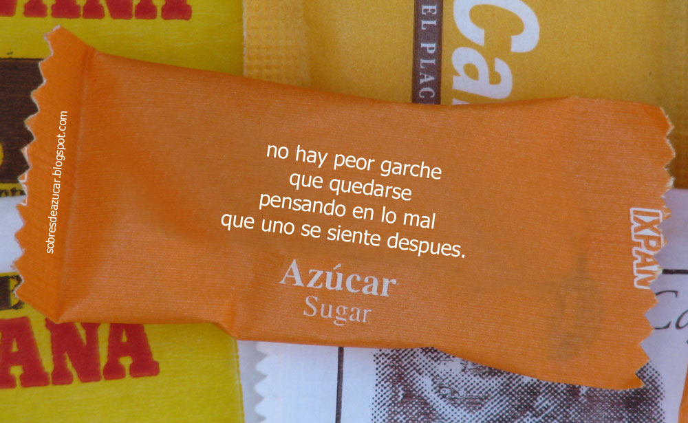 Frases para sobres de azúcar