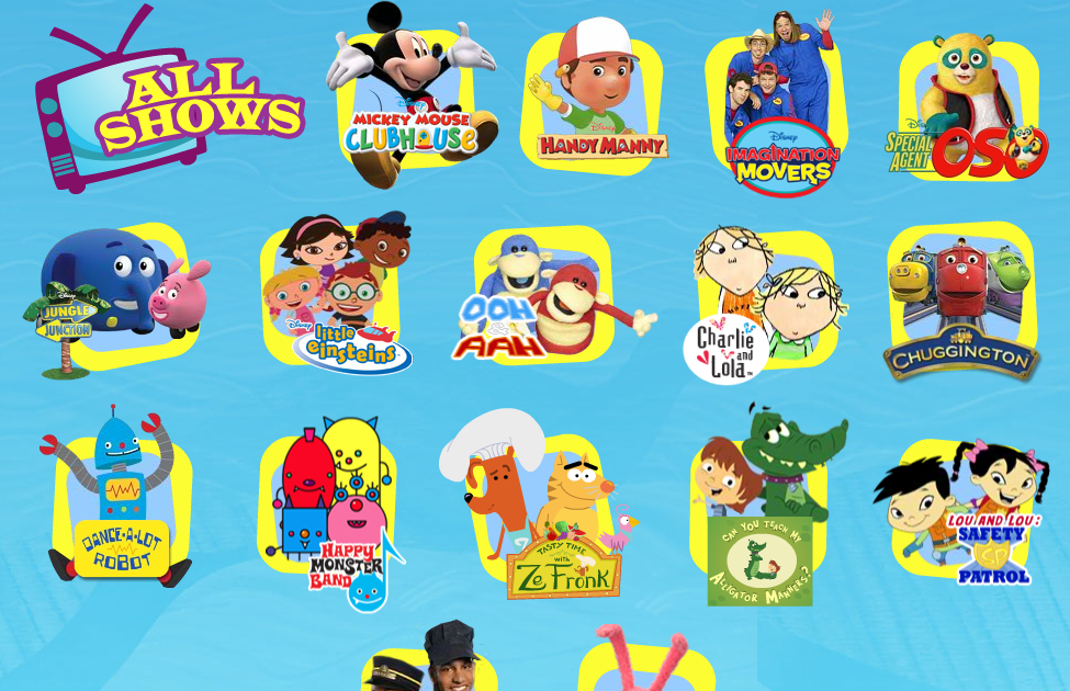 Sonrisas de mil colores: PLAYHOUSE DISNEY: ALL SHOWS