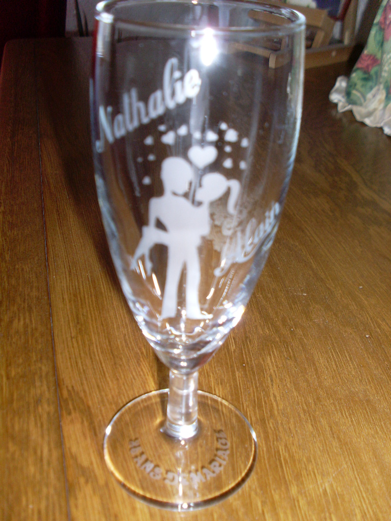 Nathie-Création: Gravure " verre" catégorie Motif