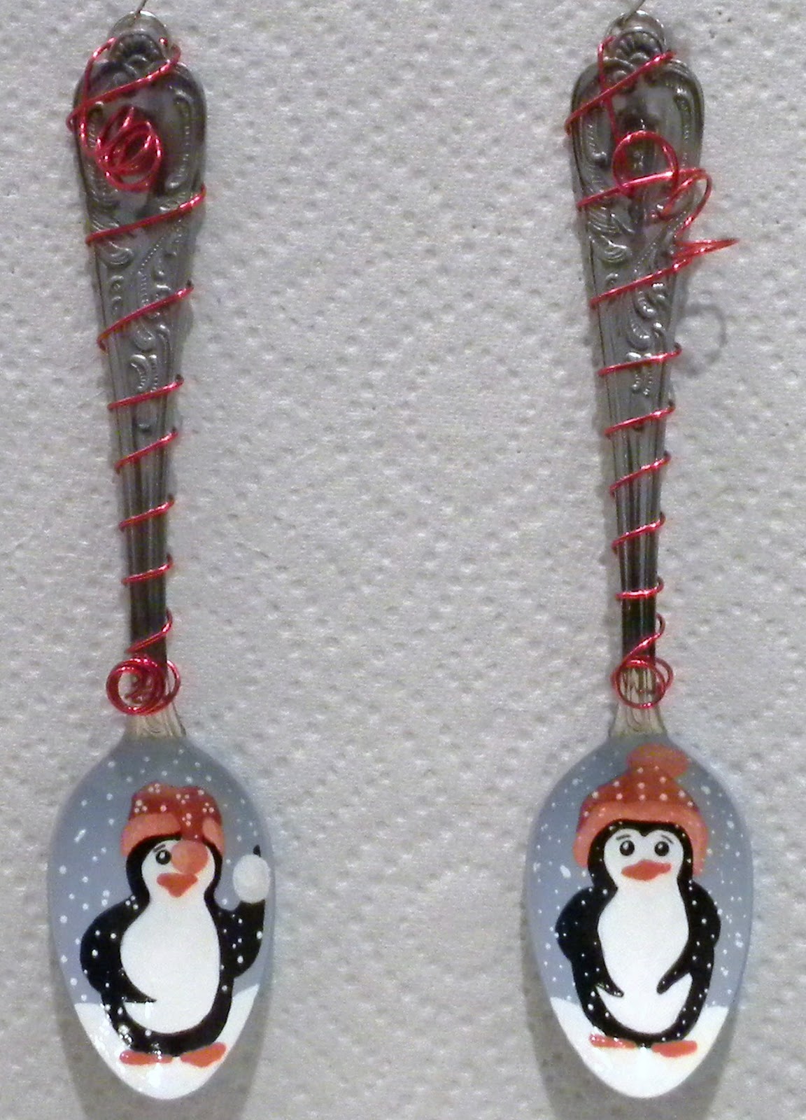 Audiz Creations: Hand Painted Spoon Ornaments...