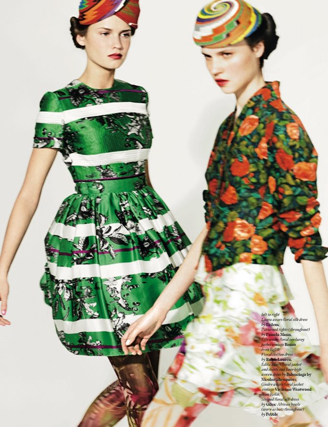 Editorial Fashion | Floral Dress | Cool Chic Style Fashion