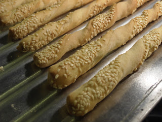 Cookistry: Crispy Sesame Breadsticks