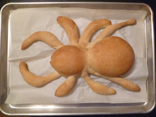 Cookistry: Sourdough Spider-Shaped Bread