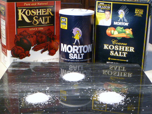 Cookistry: Ingredients: Table Salt vs. Kosher Salt