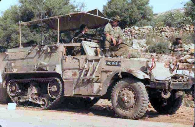 IDF ARMOR חיל השריון-צה"ל: M2 M3 Half Tracks in the IDF service זחל"מים ...