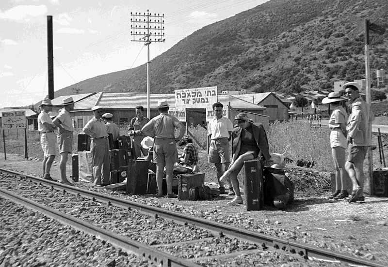 The Haifa History: Hijaz train line- Ottoman Haifa station