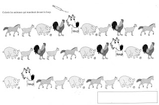 Maternelle: Devant derrière