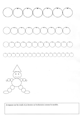 Maternelle: Graphisme, le rond