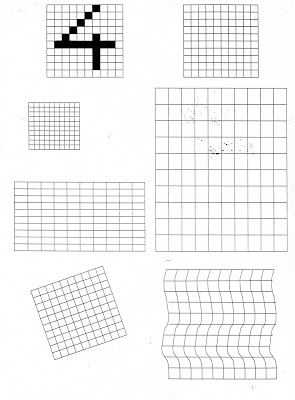 Maternelle: Reproduction sur quadrillage, le 4