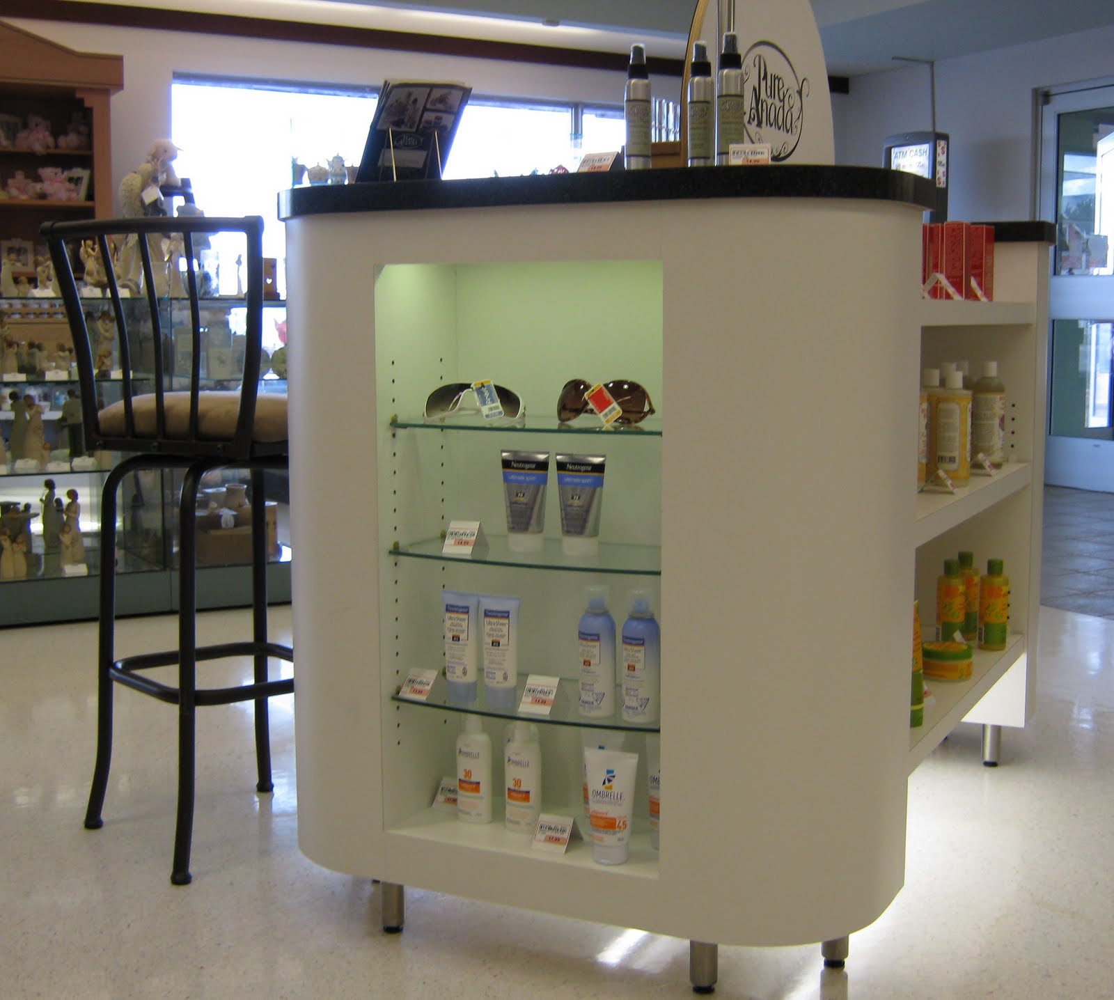 murphy's health & beauty: It's Here! Our new cosmetic counter at Southport!