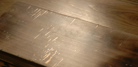 Beautiful Habitat: Metallic Wood Finishes