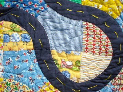 the big cozy: roads quilt