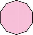 Octógono regular eneágono regular decágono regular