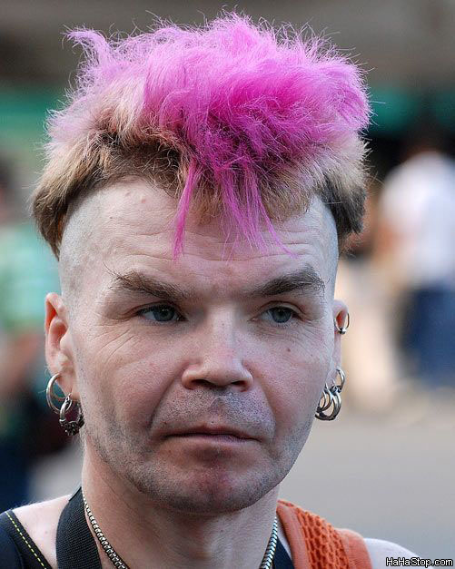 Designs By CK: Funny 4 the Day ~ Pink Hair