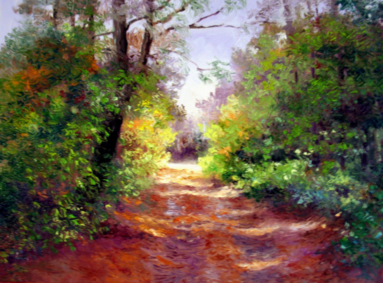 Nel's Everyday Painting: Rest Stop View