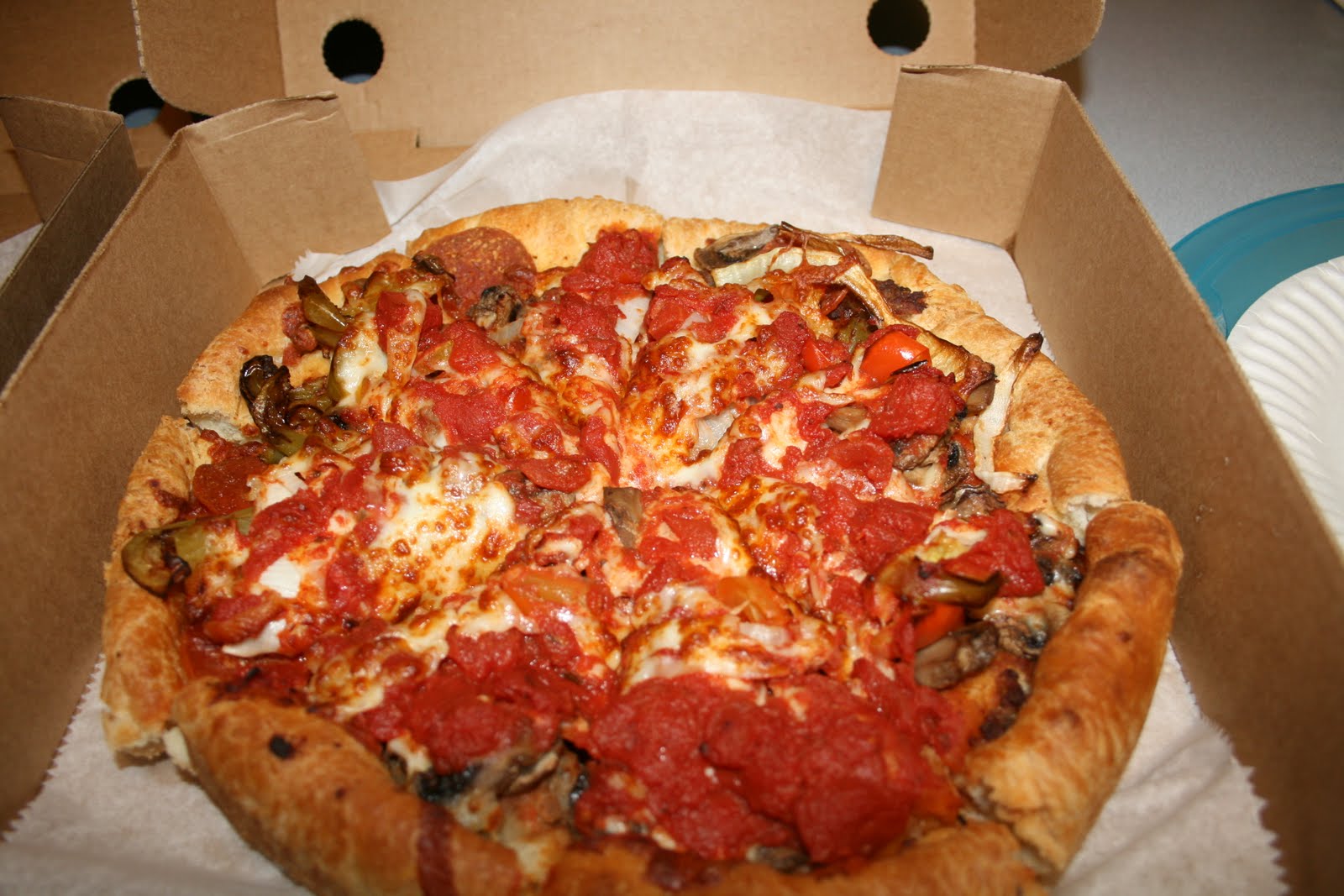 casadette's blog: Pizza from Uno's in South Portland