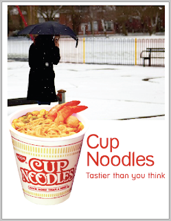 Design is evil: Nissin Cup Noodle Ad