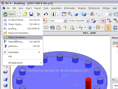 How to use Unigraphics NX4 Motion Simulation in Timing Diagram Design Process - Part 2