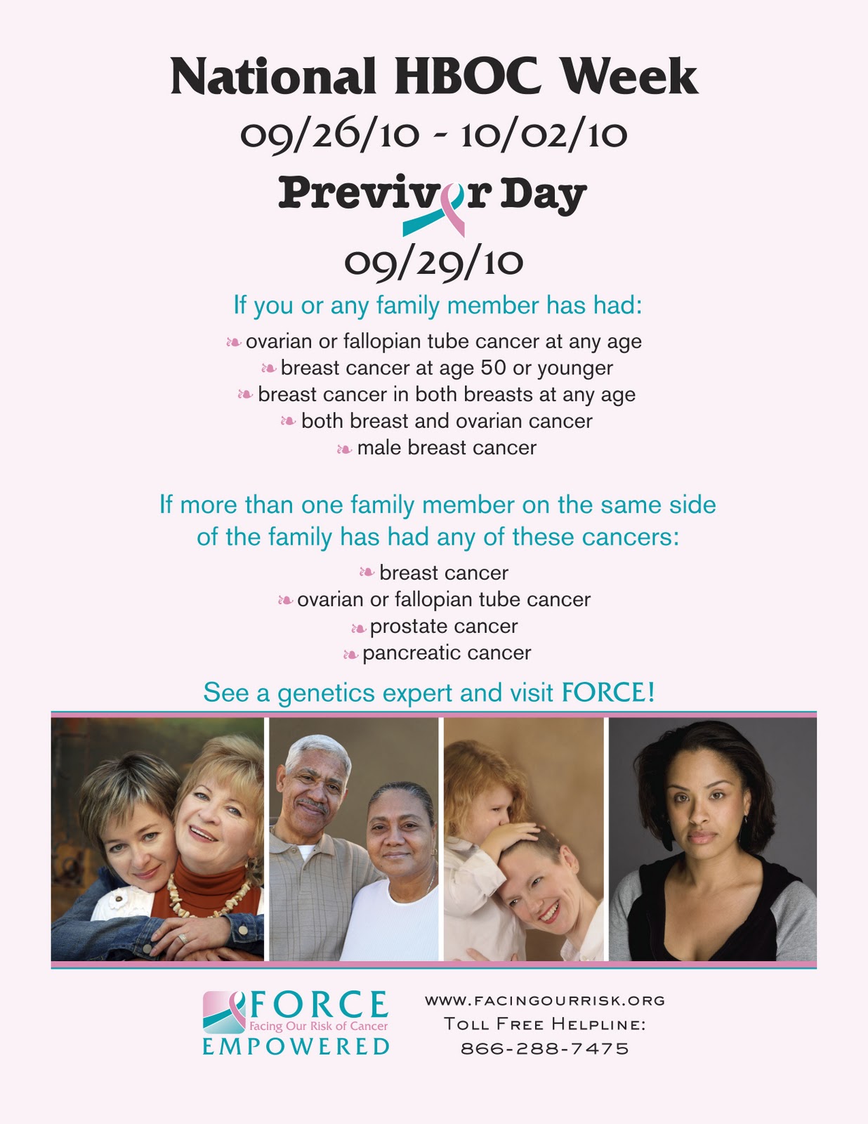 Positive Results Blog: National Hereditary Breast & Ovarian Cancer Week ...