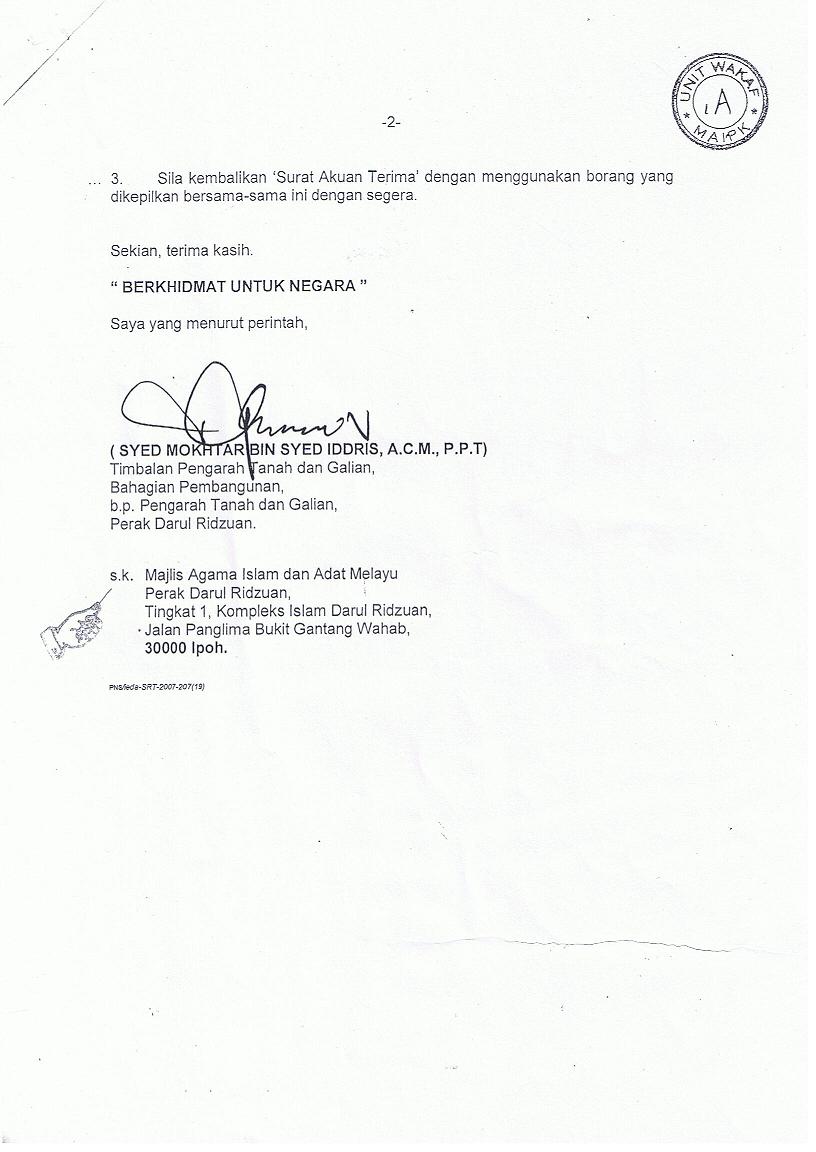 BKDKPP Taman Rengas Jaya: SURAU: Pengesahan Kelulusan Tapak Surau ...