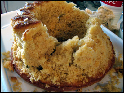 Honeyed: First cooking lesson: A cake that flopped!