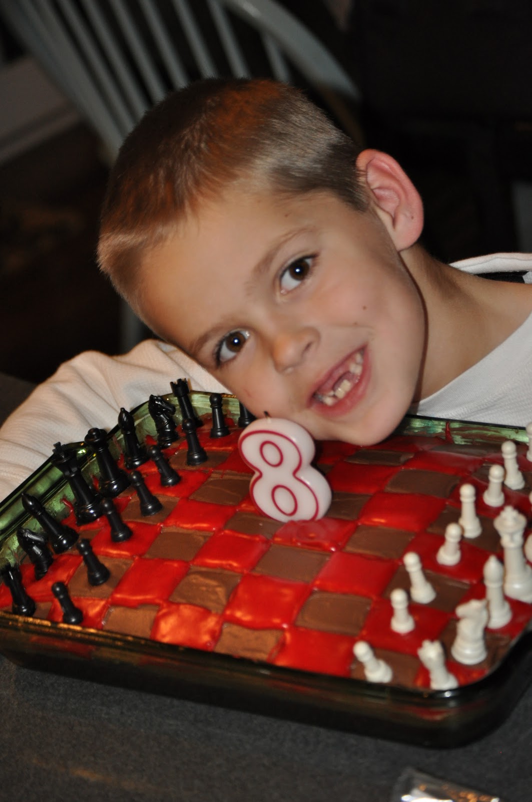 Tenney Family: Isaac is 8 and it's a Chess Themed Party!