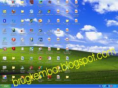 Membersihkan icon shortcut pada layar desktop
