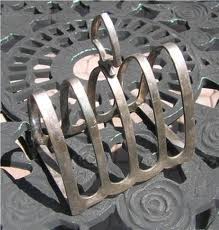 All about Antiques: All about Antique :Antique Brass Rack Toast Letters