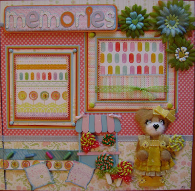 Alicazam: Scrapbook Layout 1: Candy Factory