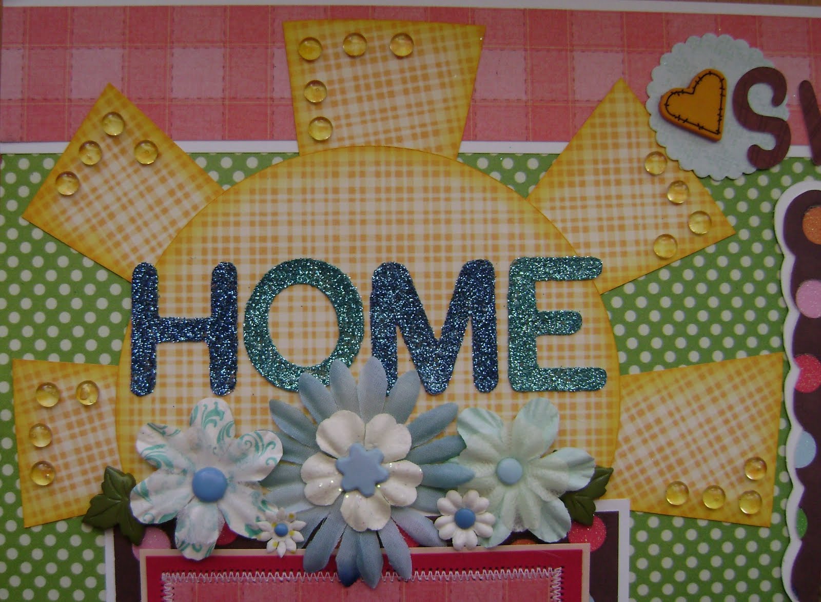 Alicazam: Scrapbook Layout 6: Home Sweet Home