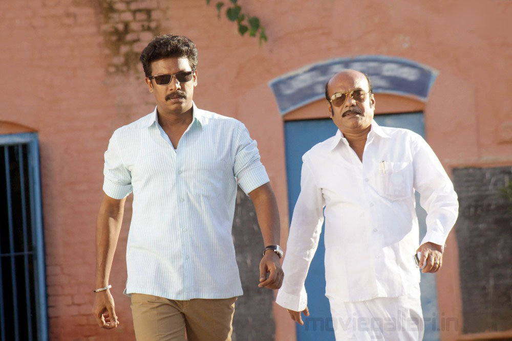 Samuthirakani at Eesan Movie Stills, AL Alagappan at Eesan Movie Photo ...