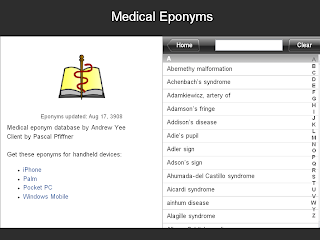CasesBlog - Medical and Health Blog: Free Medical Eponyms Database ...