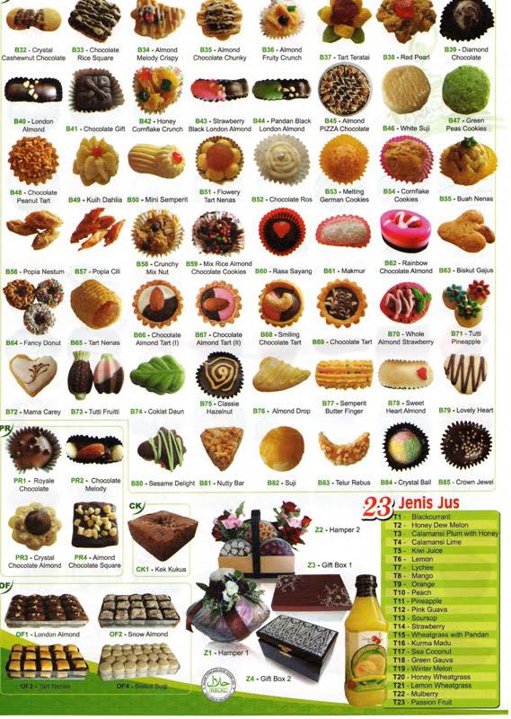 Kuih Raya & Biskut 2010: PELBAGAI JENIS KUIH RAYA