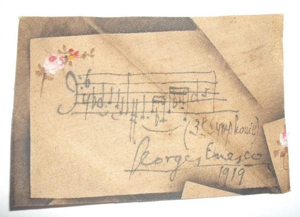 Semnături celebre: George Enescu