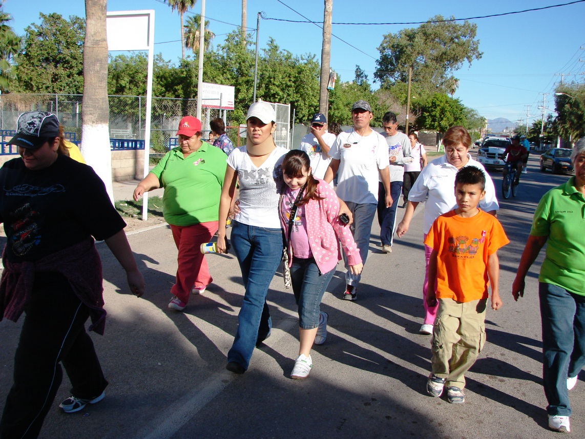 SONORADIGITAL: PROMUEVEN LUCHA CONTRA EL CÁNCER EN CAMINATA FAMILIAR