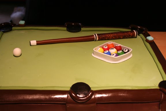 Frosted Garden: Carousel Cake, Pool Table Grooms Cake, Monogrammed ...