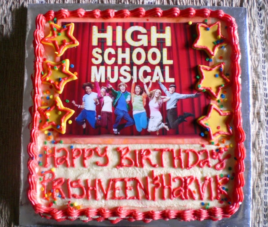 Sugar Rush: High School Musical Birthday Cake