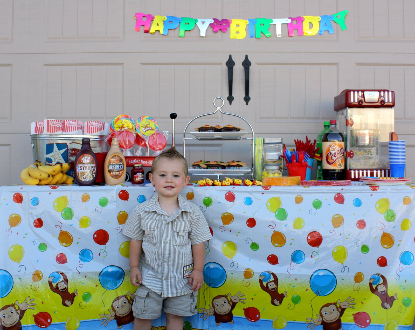 The Glines Family: Carter's Curious George Birthday Bash