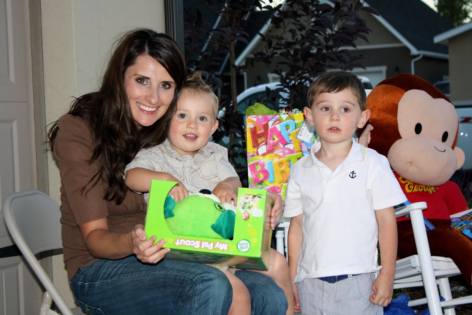 The Glines Family: Carter's Curious George Birthday Bash