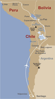 Mine rejseoplevelser fra Chile - Bolivia - Peru: CHILE: Storbyer og ...
